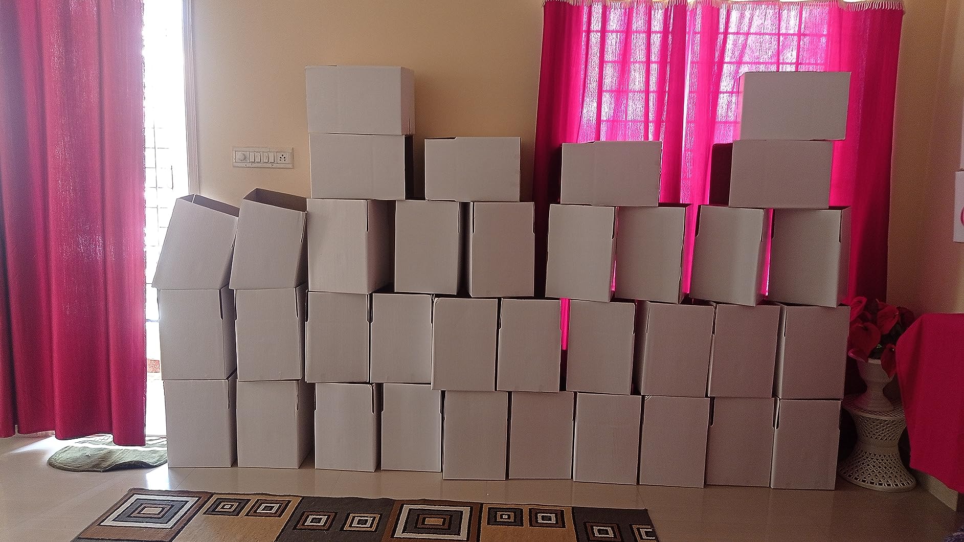 ZAARR Triple Wall Carton Paper 10X10X10 INCHES 25 BOX FOR SHIPPING ...