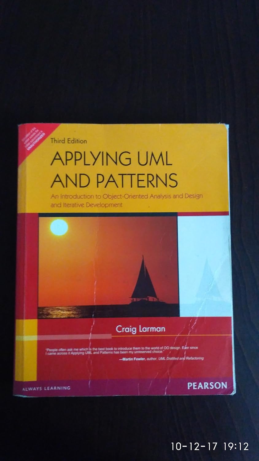 Applying UML and Patterns - Third Edition : Amazon.in: Books