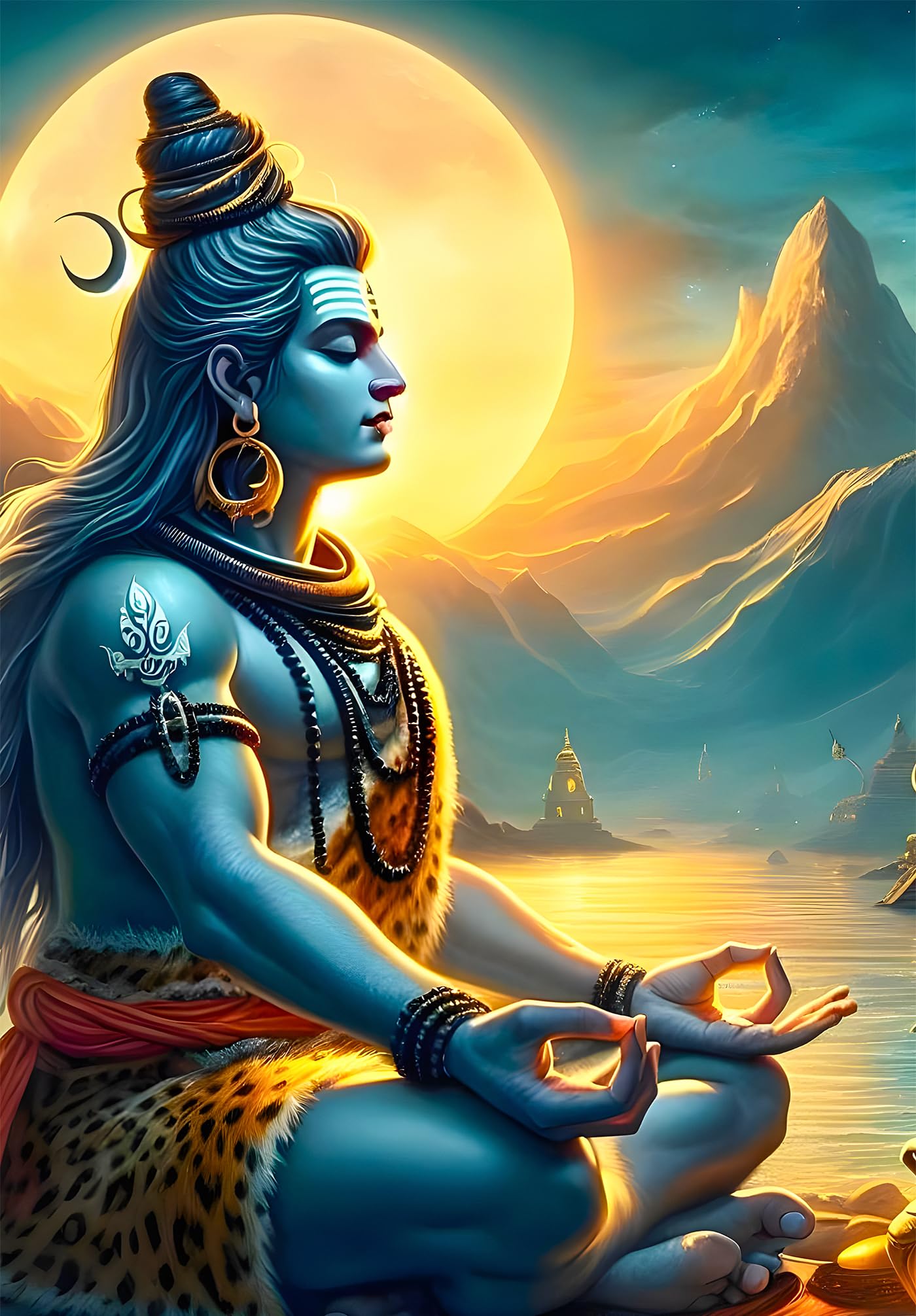 Lord Shiva Poster For Wall | Lord Shiva Wall Stickers | Lord Shiva ...