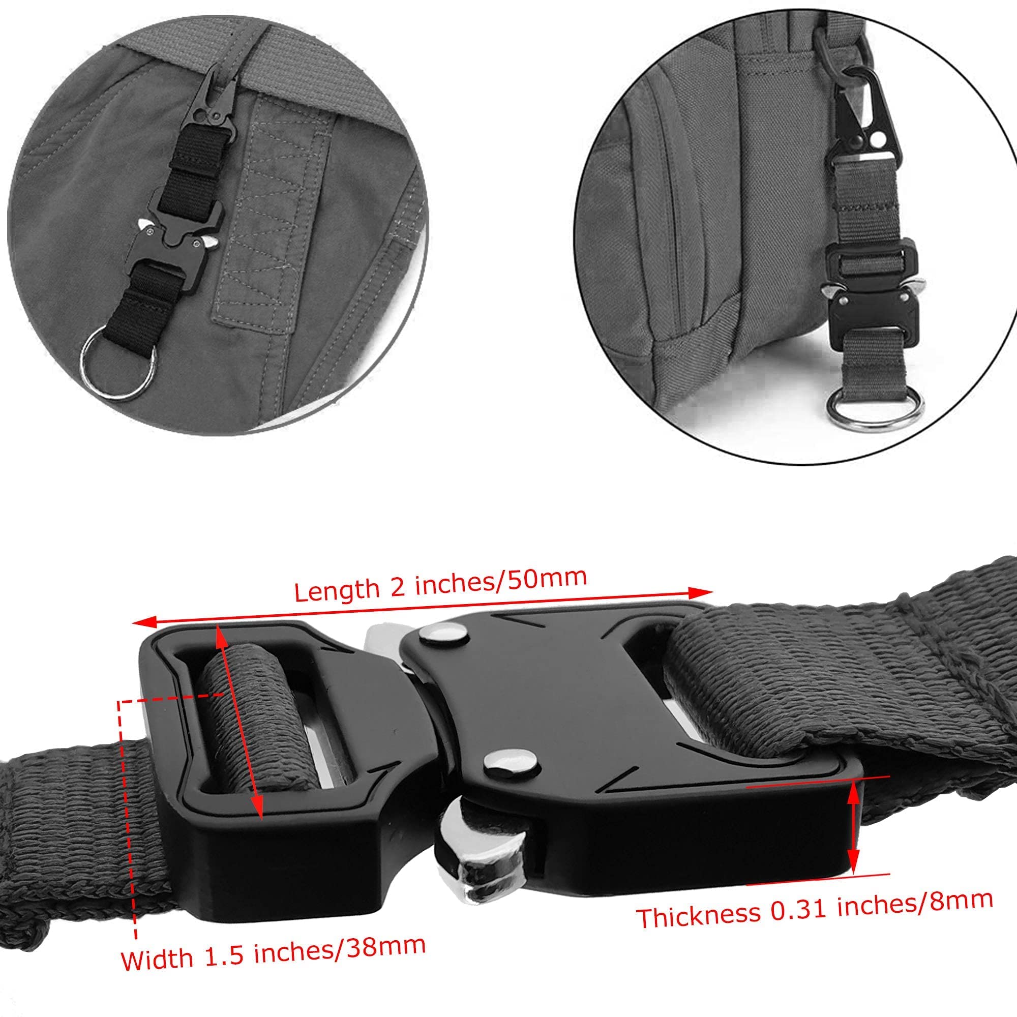 Snapklik.com : aYrap Military Stainless Steel Tactical Keychains For ...