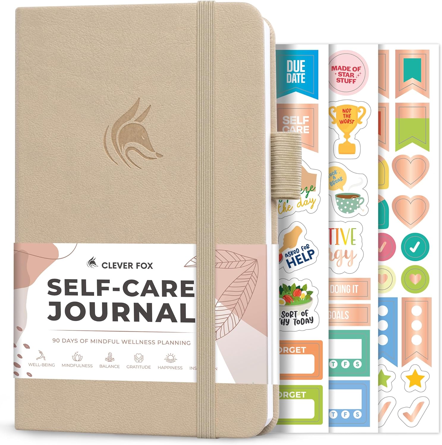 Amazon.com : Clever Fox Self-Care Journal Pocket – Daily Reflection ...