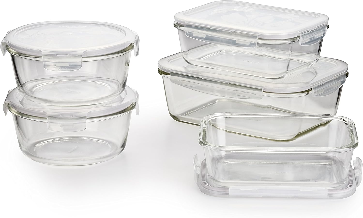 Amazon.com: LOCK & LOCK OVENGLASS Glass Food Storage Container, 10 ...