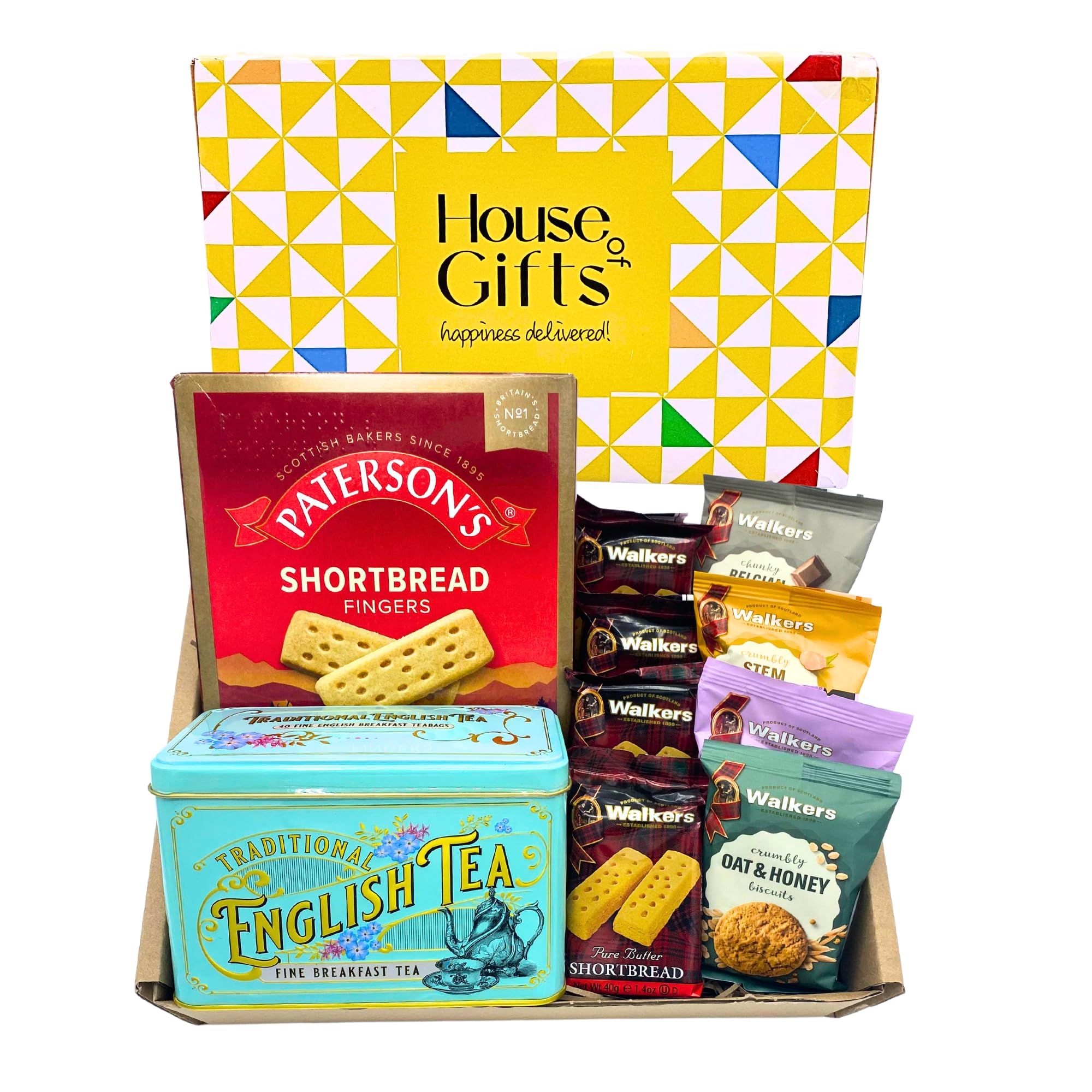 Biscuits Gift Set With Scottish Shortbread & Fine English Tea Git Set ...