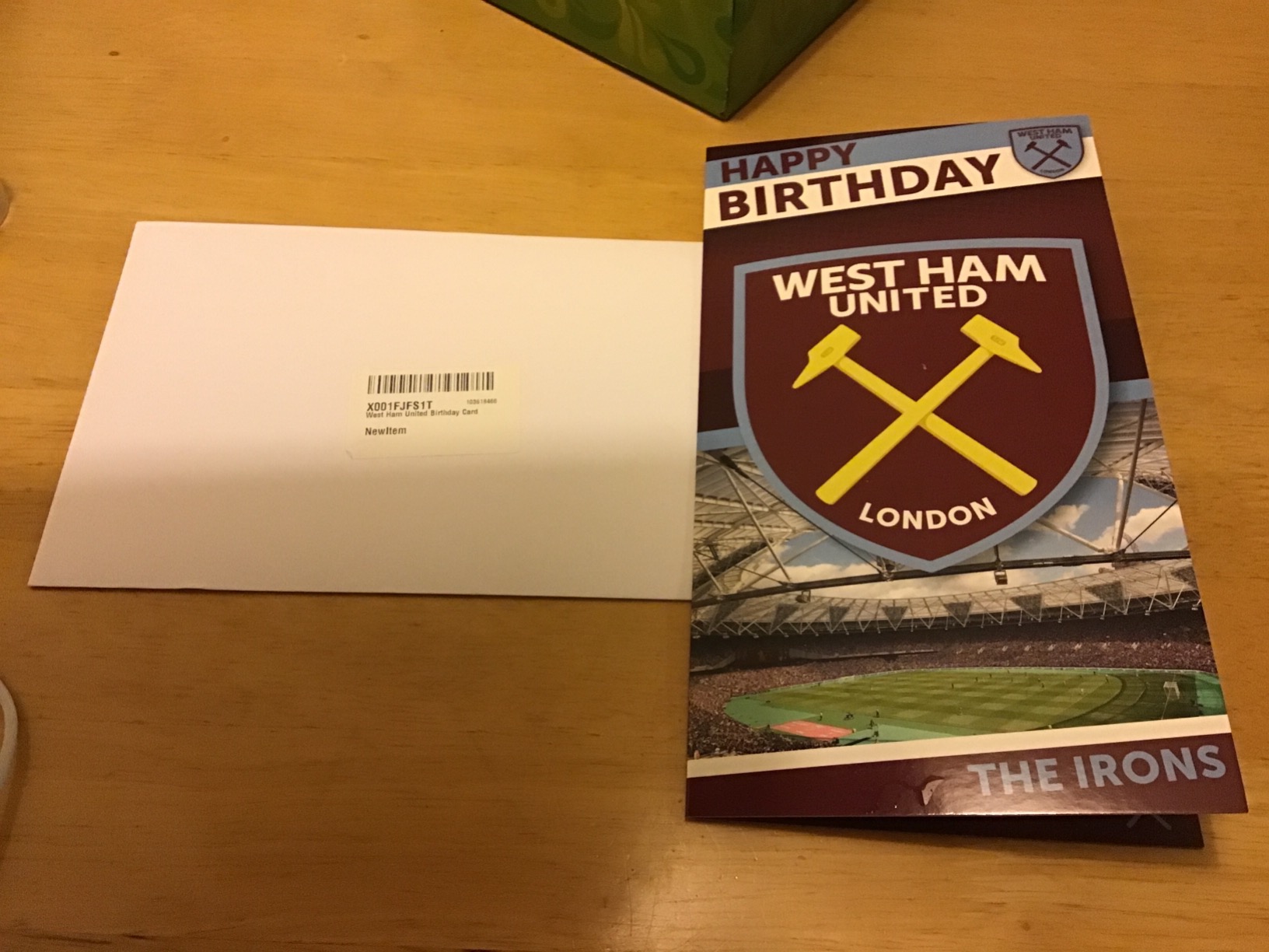 West Ham United Birthday Card : Amazon.co.uk: Stationery & Office Supplies