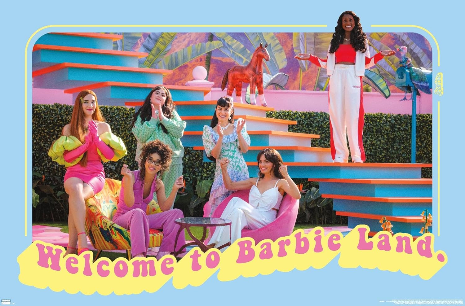 Mattel Barbie: The Movie - Welcome To Barbie Land Wall Poster : Amazon ...