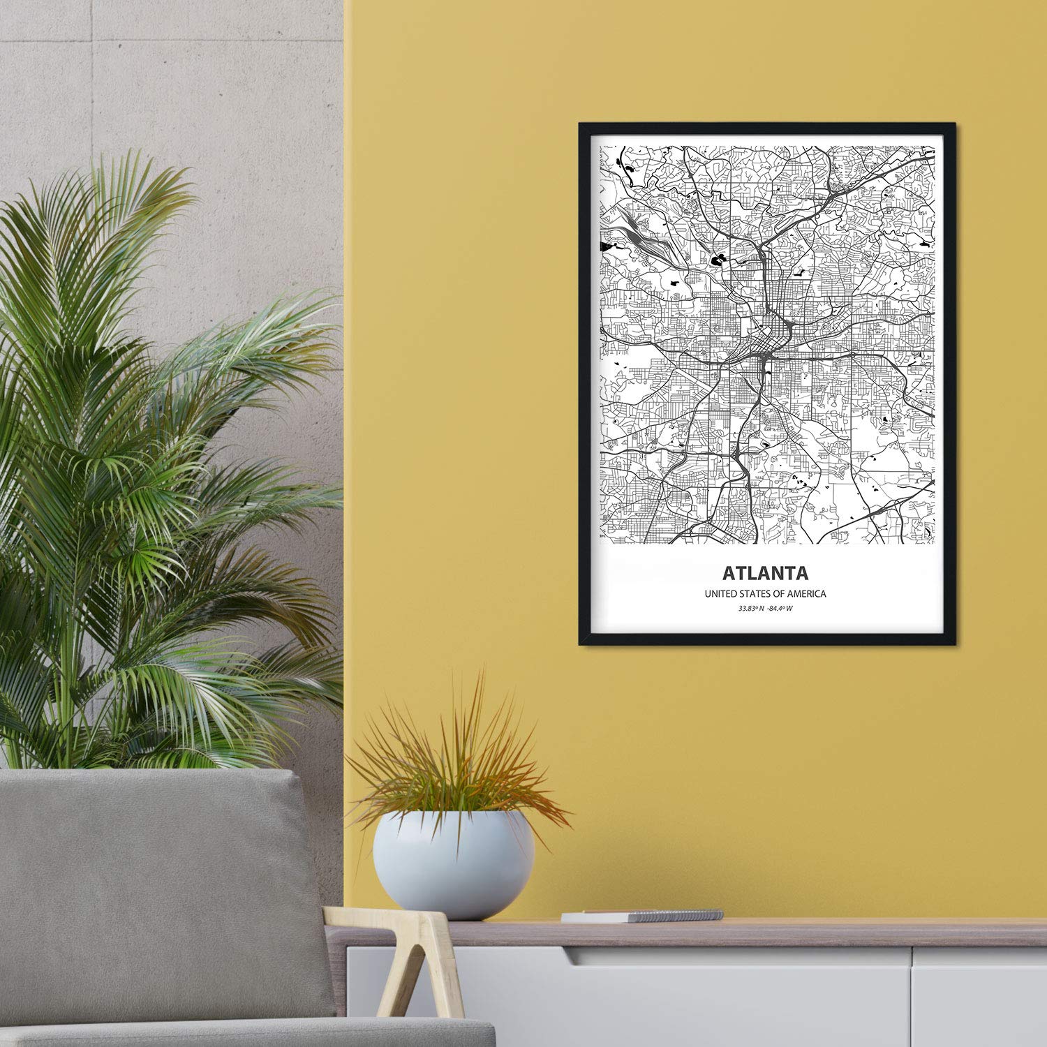 North Atlanta Cities Map Atlanta Georgia USA City Map