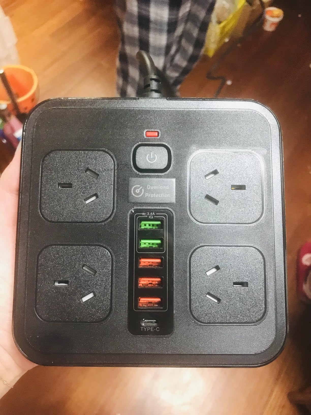 AUSELECT Powerboard USB, 10IN1 Power Strip USB C, Power Board Surge ...