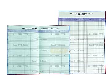 LRS Library Book Receive and Book Issue Register Combo for Schools ...
