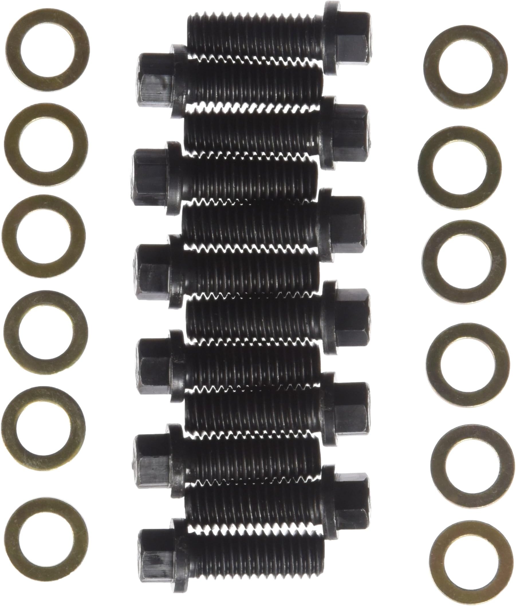 Amazon.com: Milodon 85400 3/8" 6-Point Hex Head Intake Bolt Kit for ...
