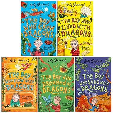 The Boy Who Grew Dragons Series 5 Books Collection Set By Andy Shepherd ...