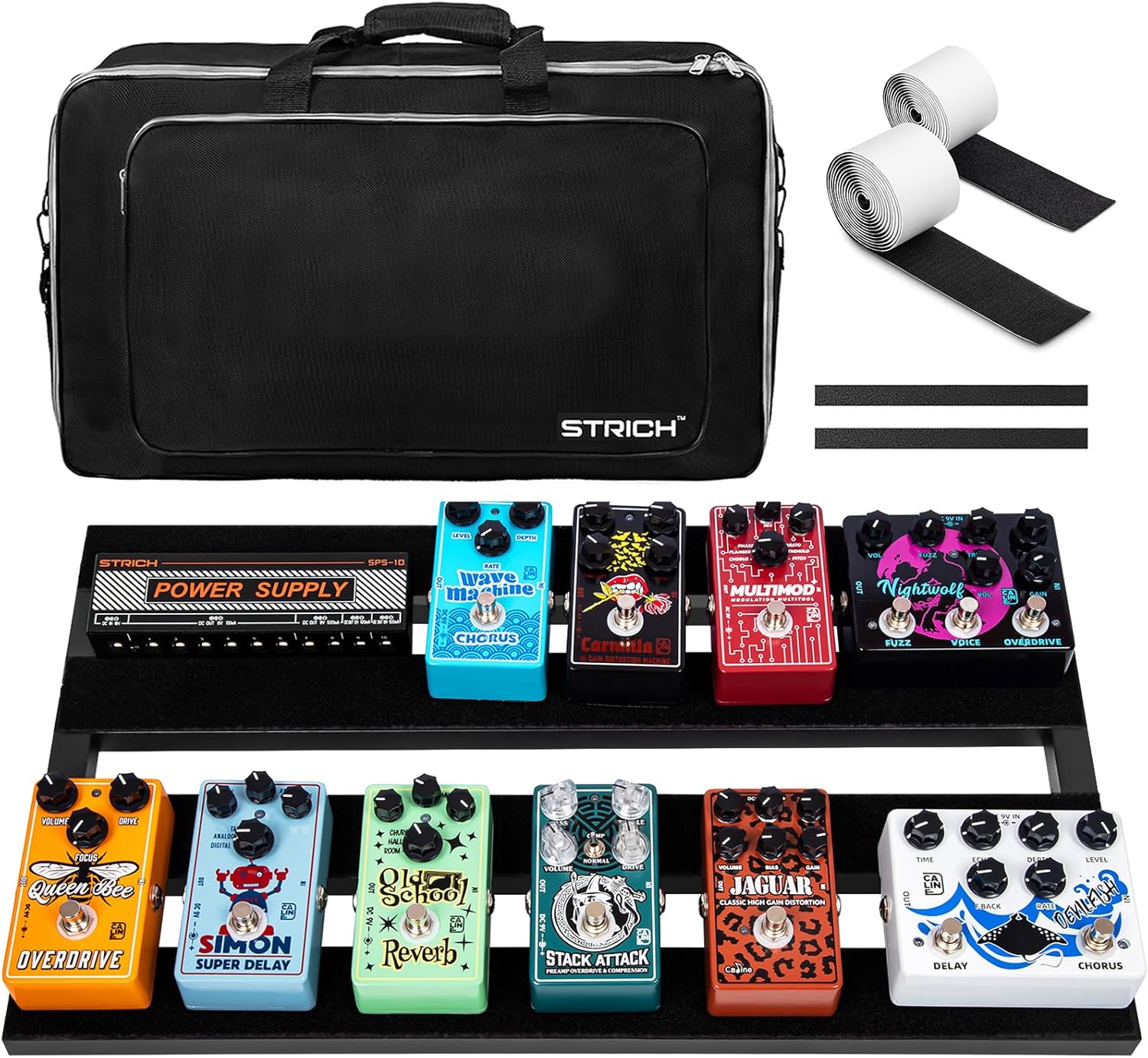 STRICH Guitar Pedal Board Aluminum Alloy 2.65lb Lightweight Effect ...