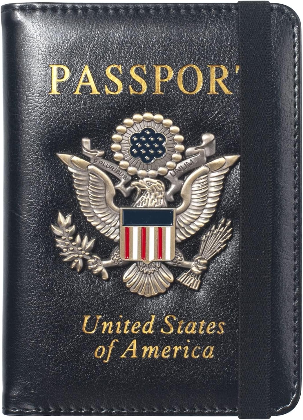 Amazon.com | JOYID The US Passport Cover Soft Leather Travel Document ...