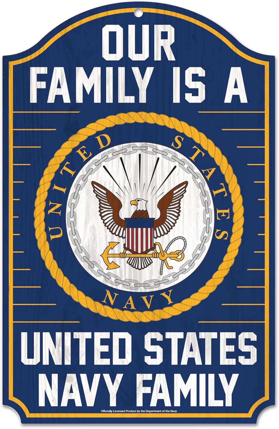 Amazon.com: WinCraft Military Navy United States Navy 11" x 17" Wood ...