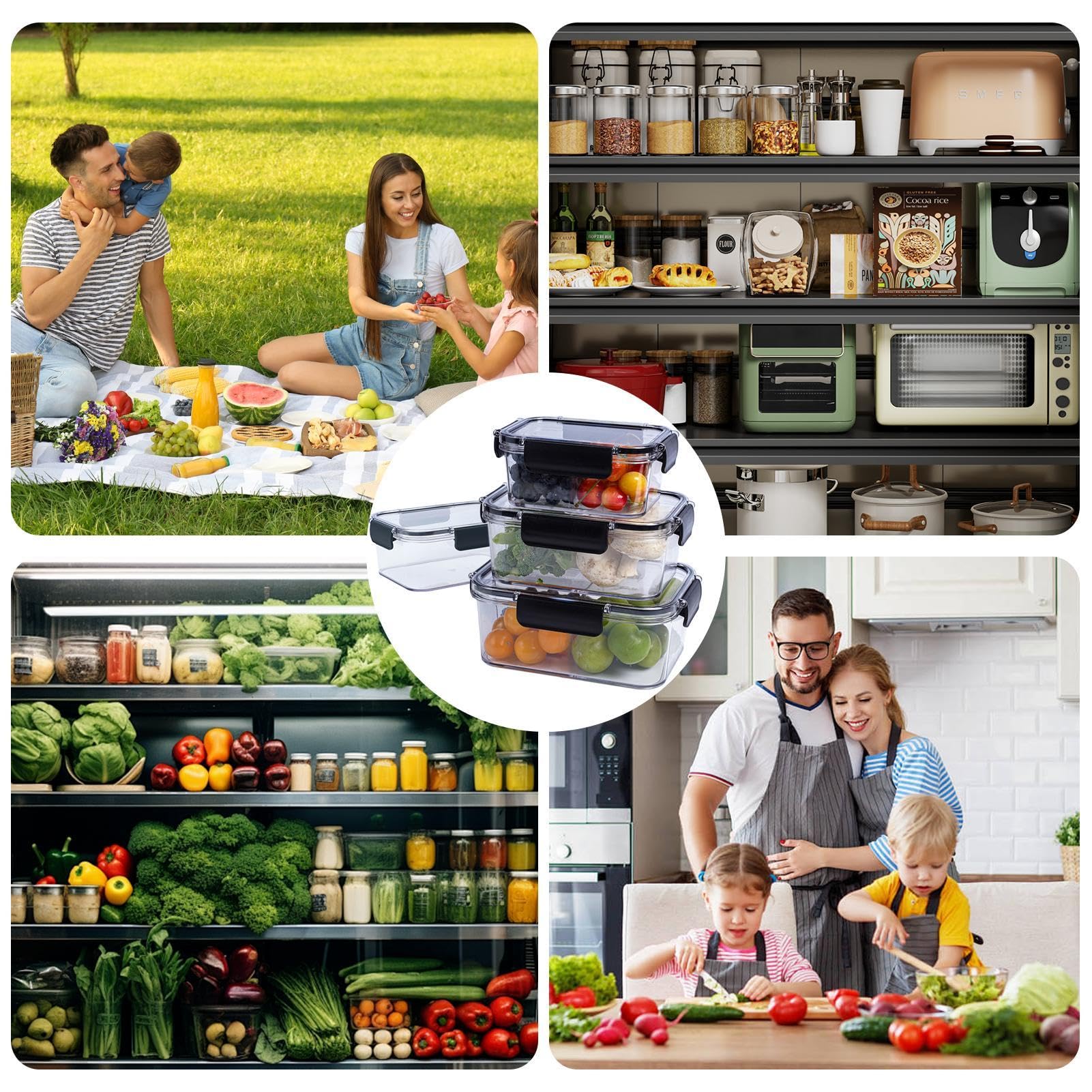 Portable Food Storage Containers