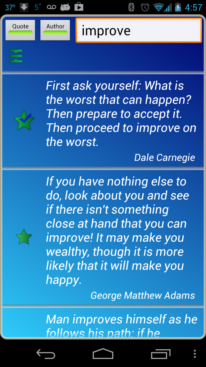Self Improvement Quotes - App on Amazon Appstore