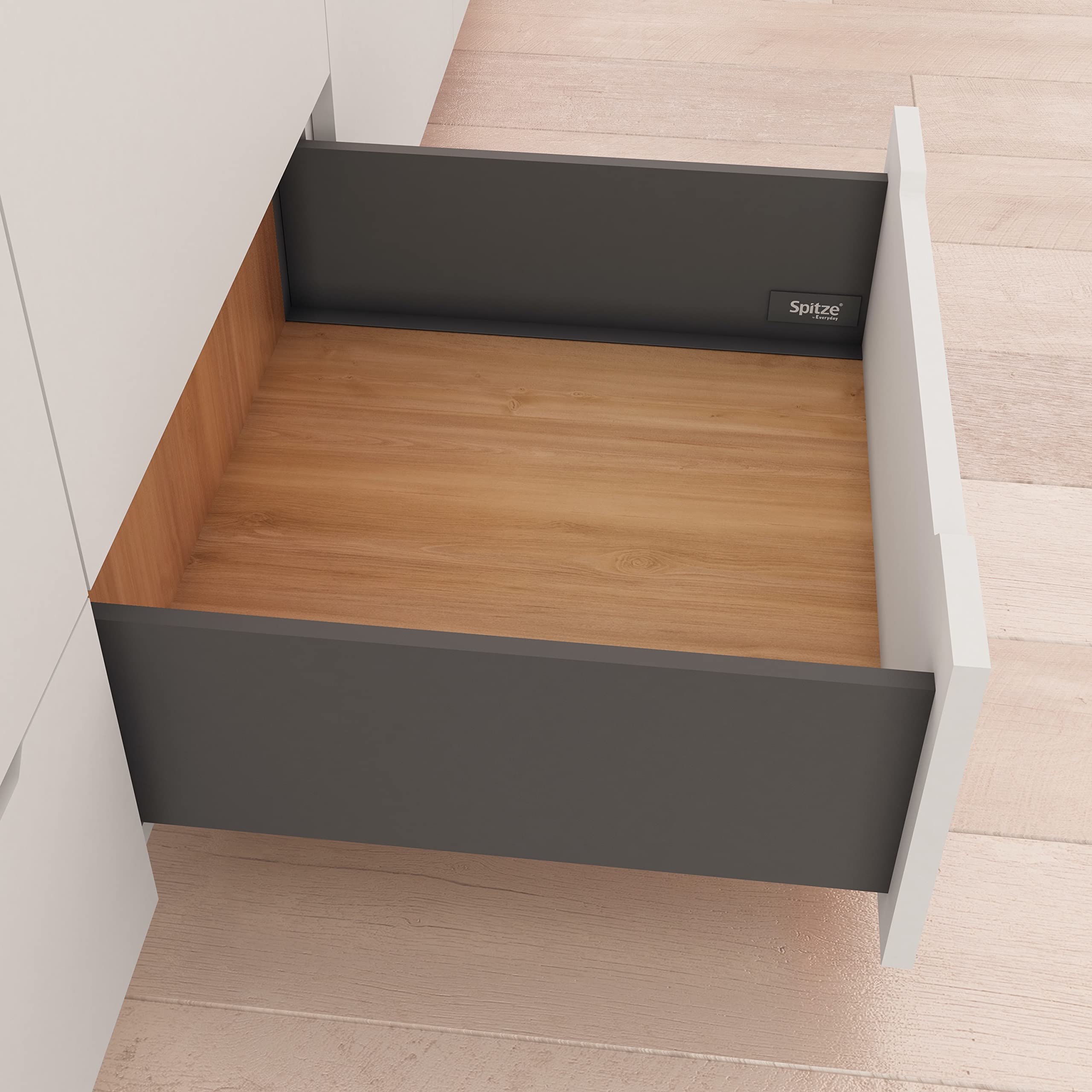 Buy Spitze by Everyday Slim Tandem Drawer 600 x 120mm | Charcoal Grey ...