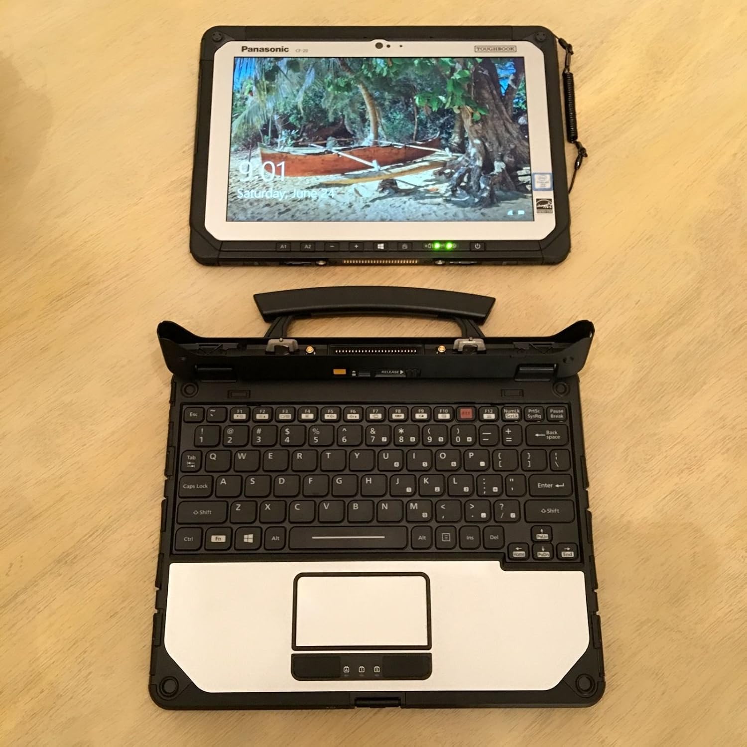 CF-20/PANASONIC TOUGHBOOK/16 gb ram/256 gb SSD/disco duro de estado sólido/WiFi/teclado ...