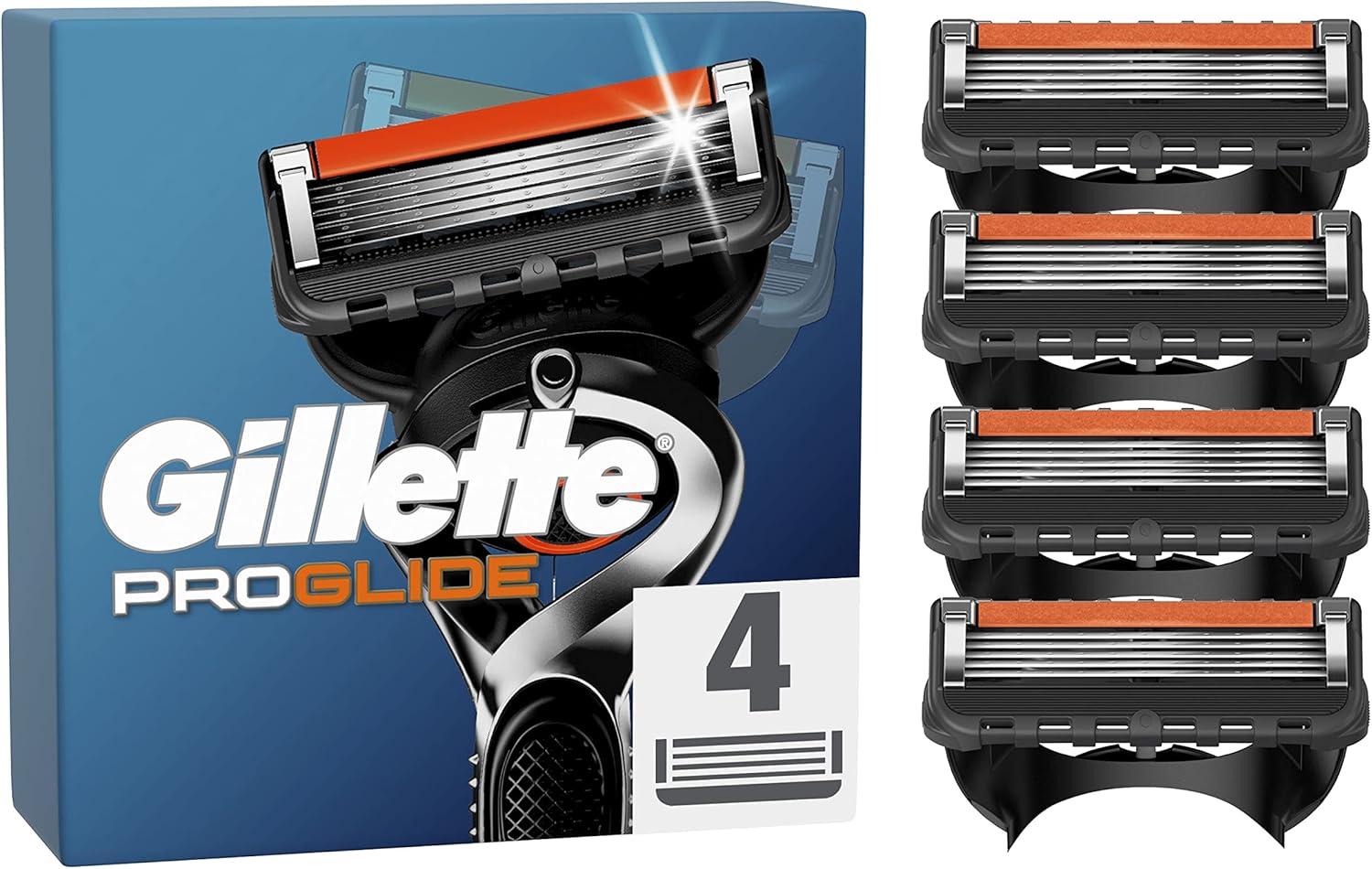 Gillette ProGlide Men’s Razor Blade Refills, 4 Count, With 5 Anti ...
