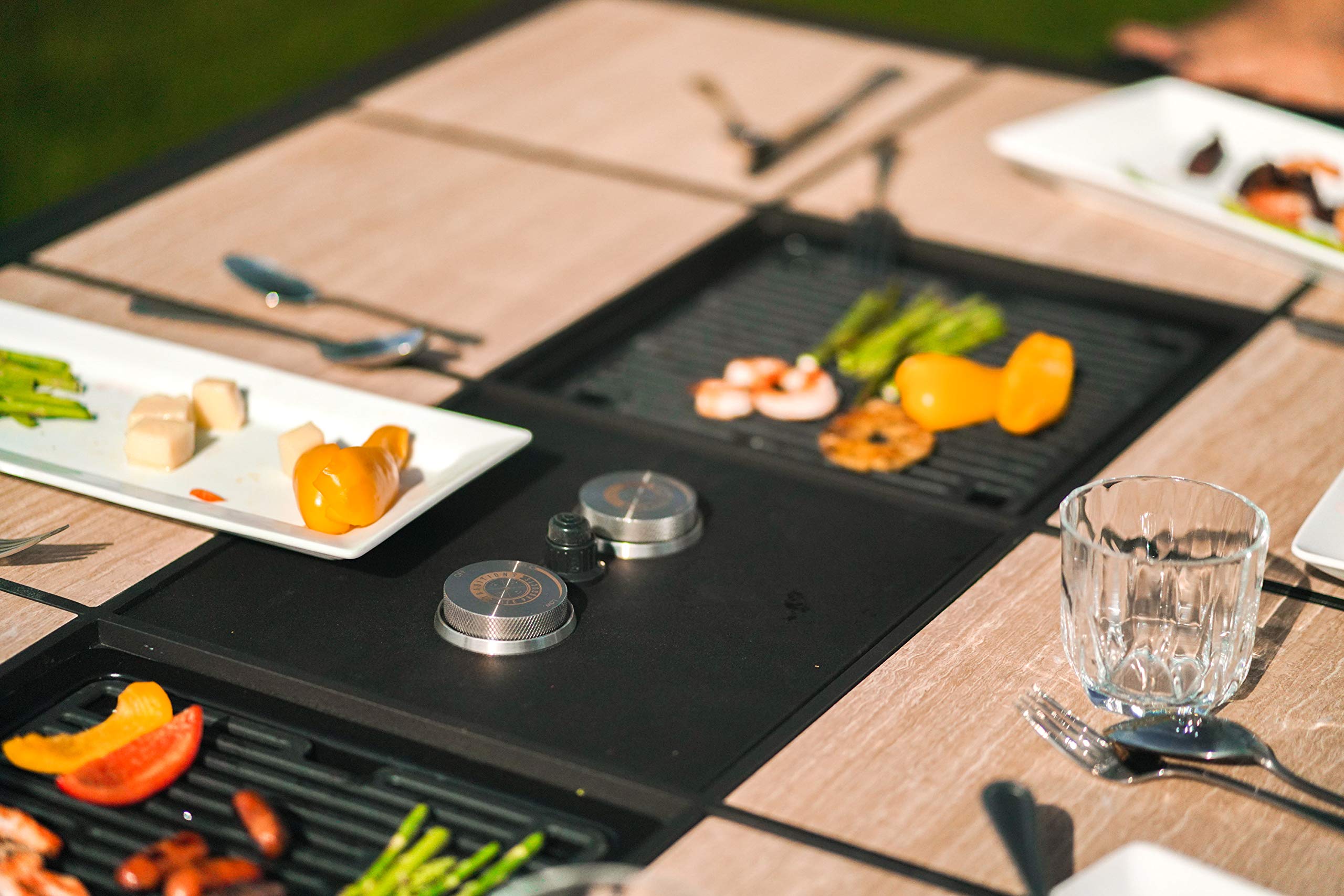 Generations Series Dual Table Grill W/Controls | Korean BBQ Table ...
