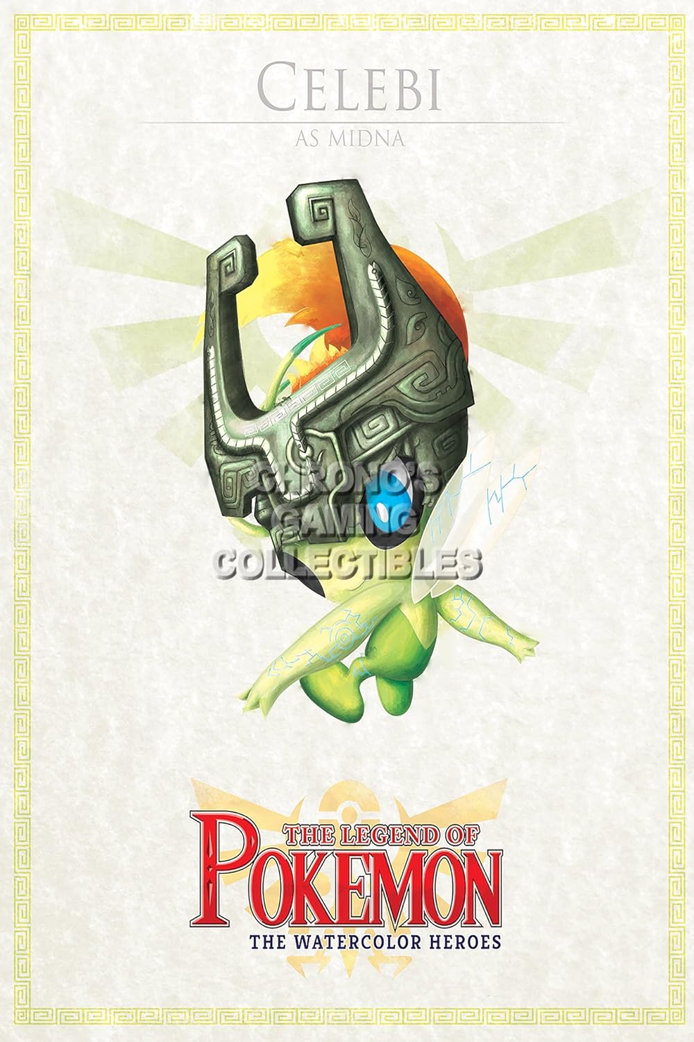 CGC Huge Poster - Pokemon Celebi Nintendo Game Boy Color Advance DS 3DS ...