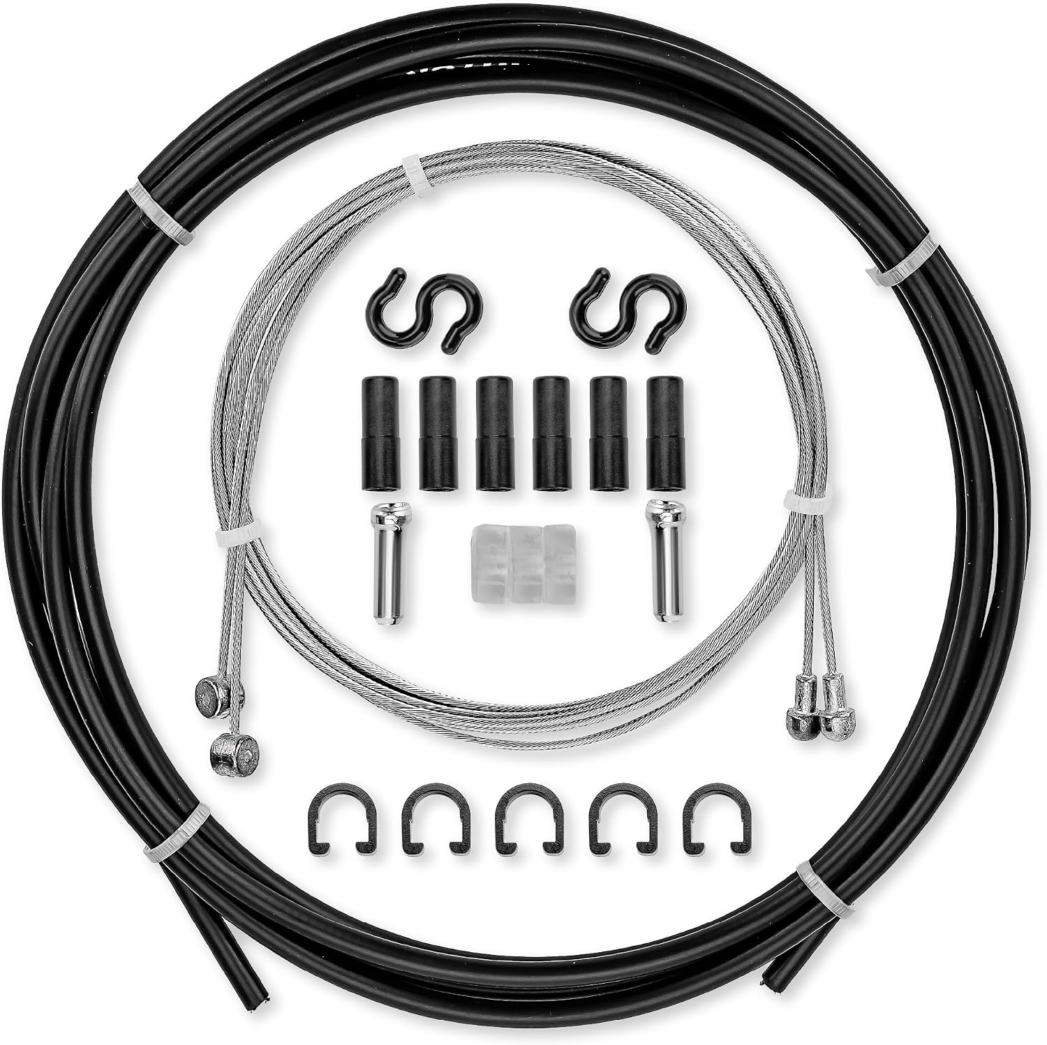 Amazon.com : BlueStars Premium Universal Bike Brake Cable Set - Include ...