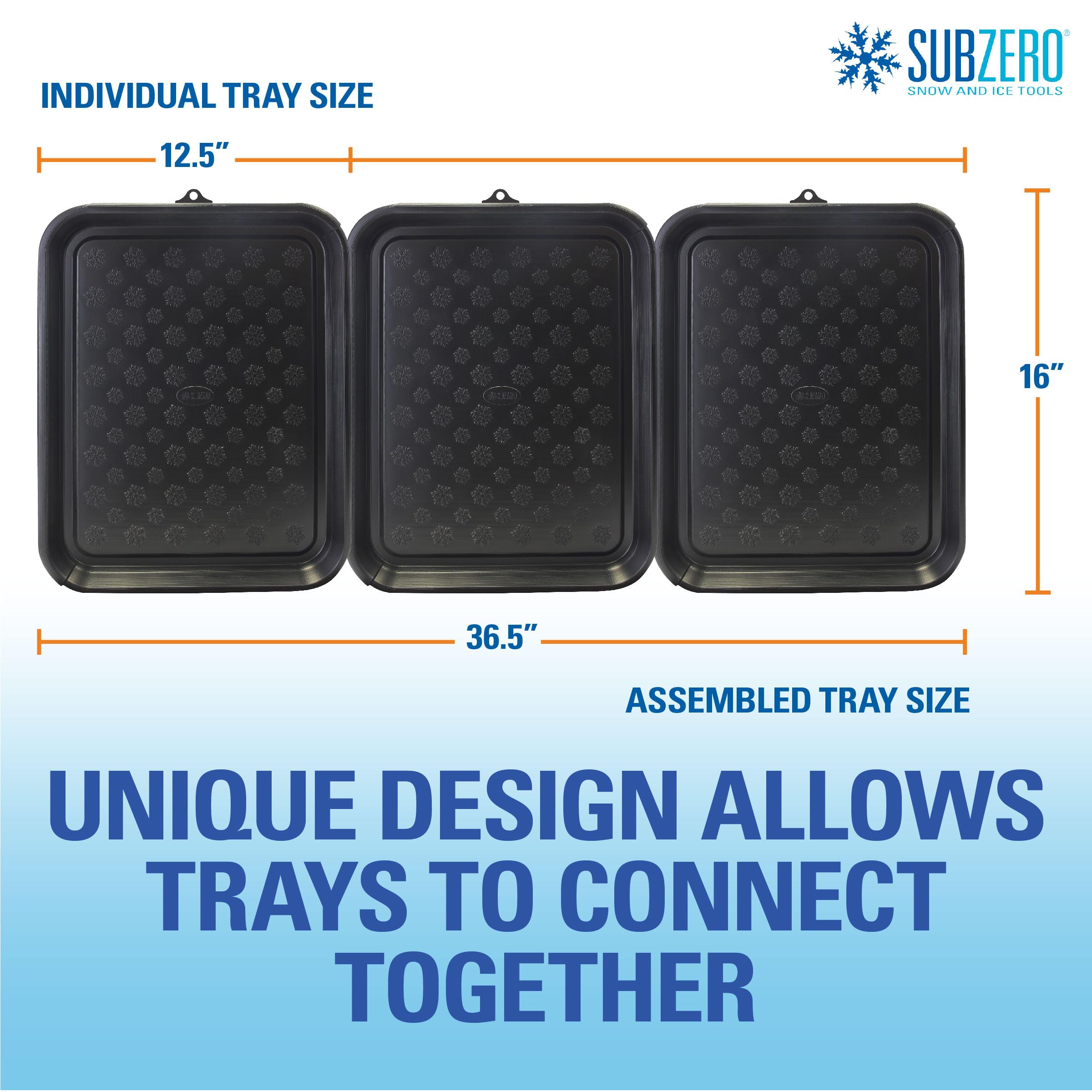 Snapklik.com : SubZero 12555 Customizable Winter Boot Tray