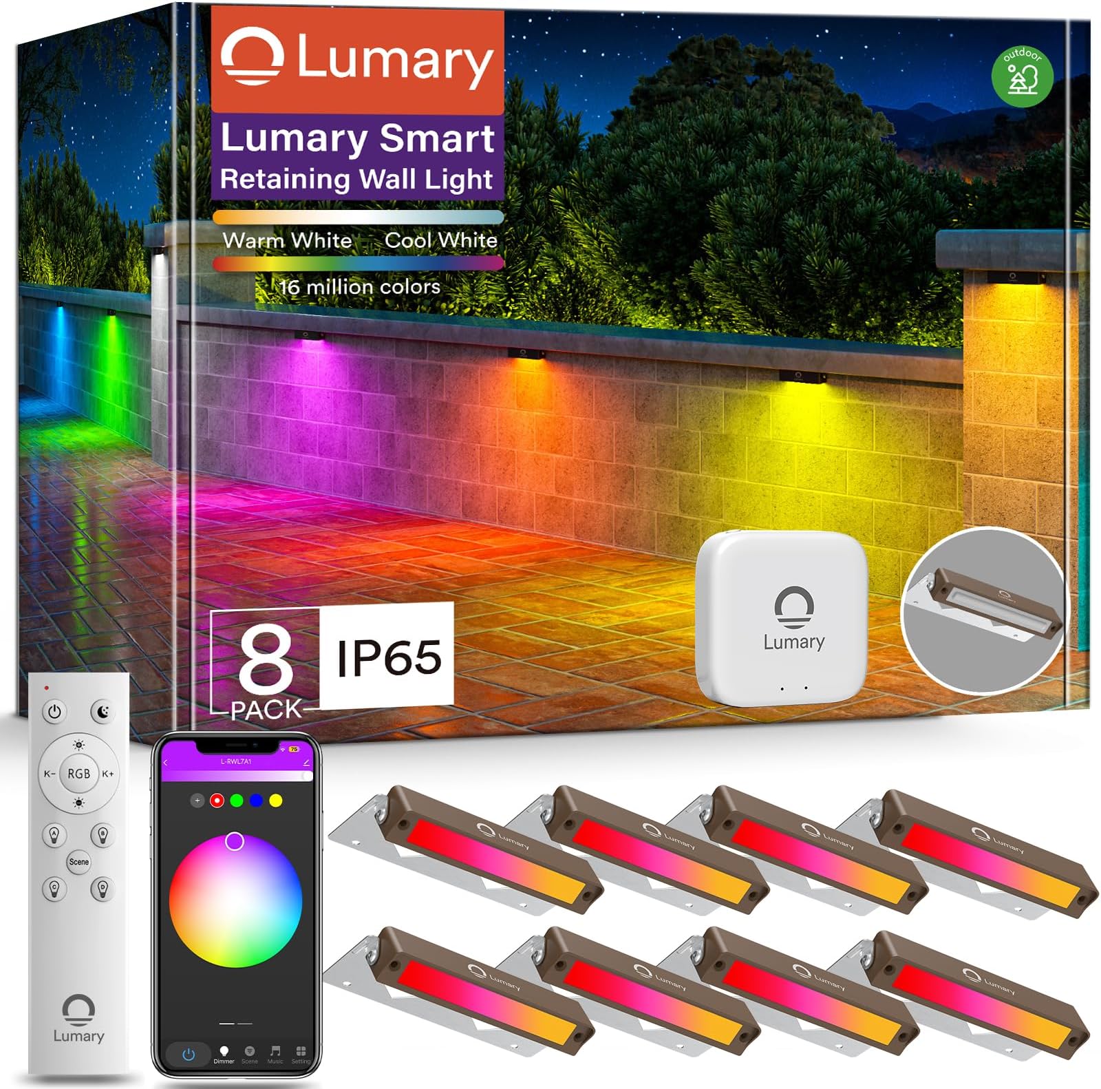 Lumary Hub Bridge L-GW0A1 - Work Zigbee Smart Recessed Lighting, Unlock ...