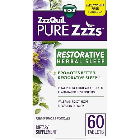 Amazon.com: ZzzQuil Pure Zzzs Sleep + Immune Support Melatonin Sleep ...