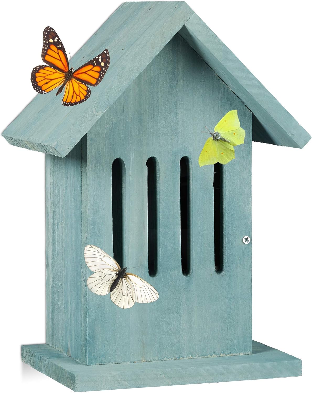 Amazon.com: Relaxdays Hanging Butterfly House, Insect Hotel for the ...