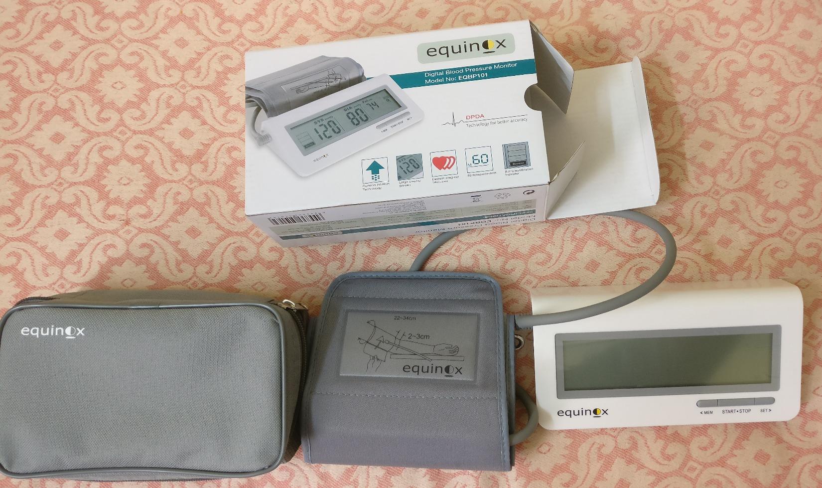 Equinox Digital Blood Pressure Monitor EQ-BP-101 : Amazon.in: Health ...