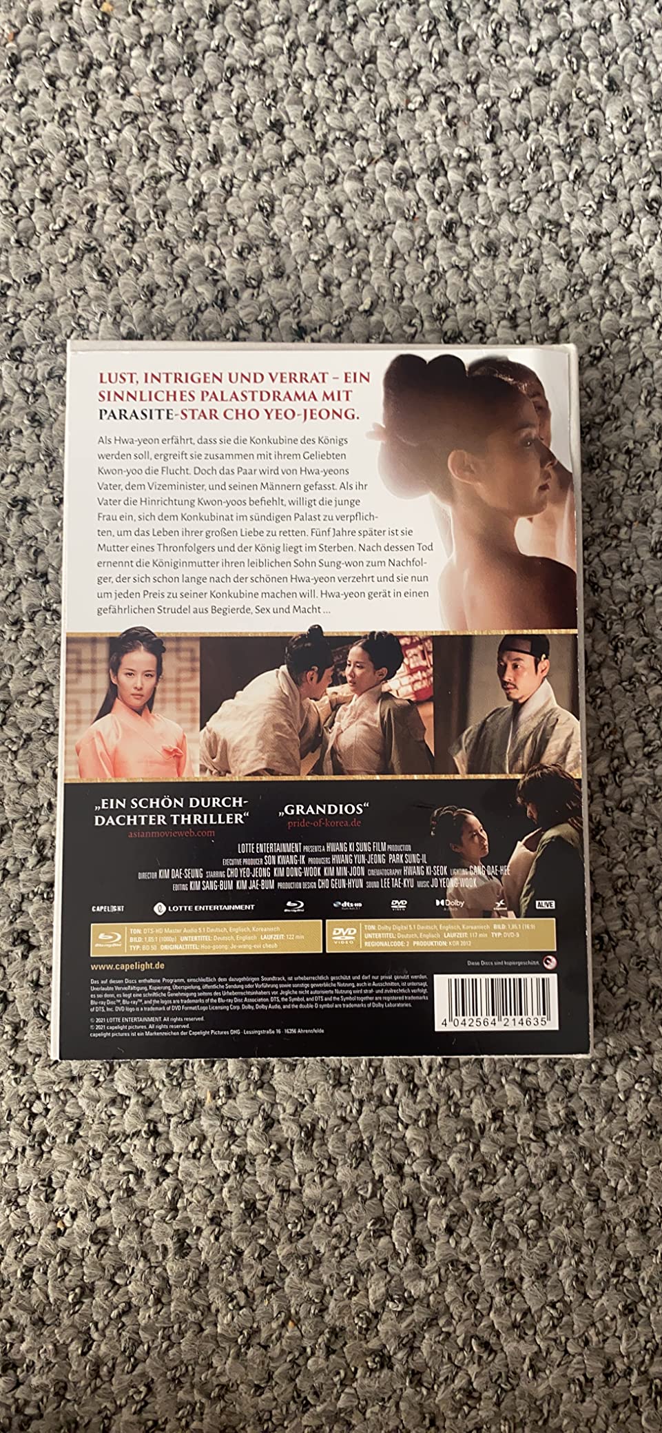 The Concubine ( Hoo-goong: Je-wang-eui cheob ) (Blu-Ray): Amazon.co.uk ...