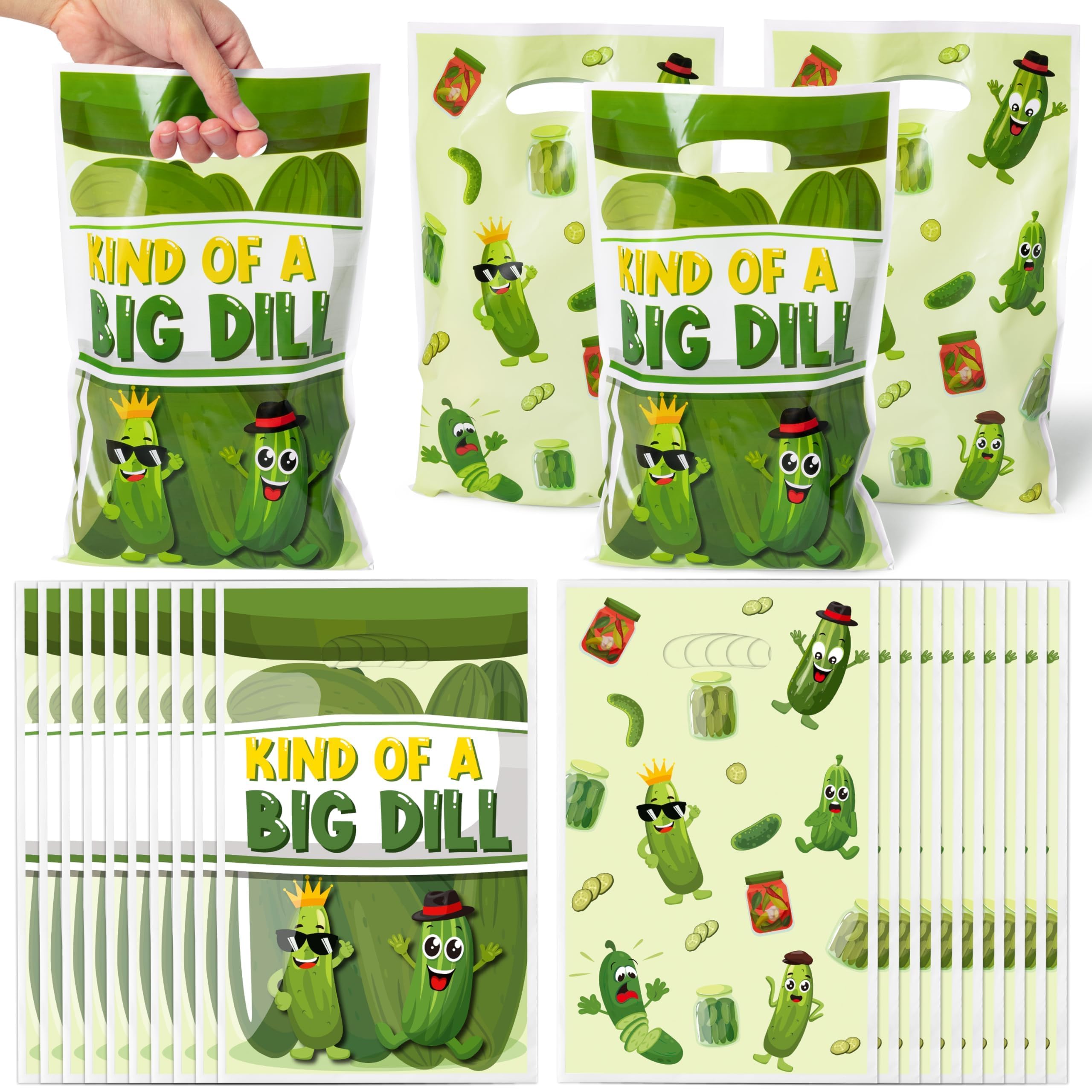 Amazon.com: Funny Pickle Party Favor Bags - 50Pcs Kind of a Big Deal ...