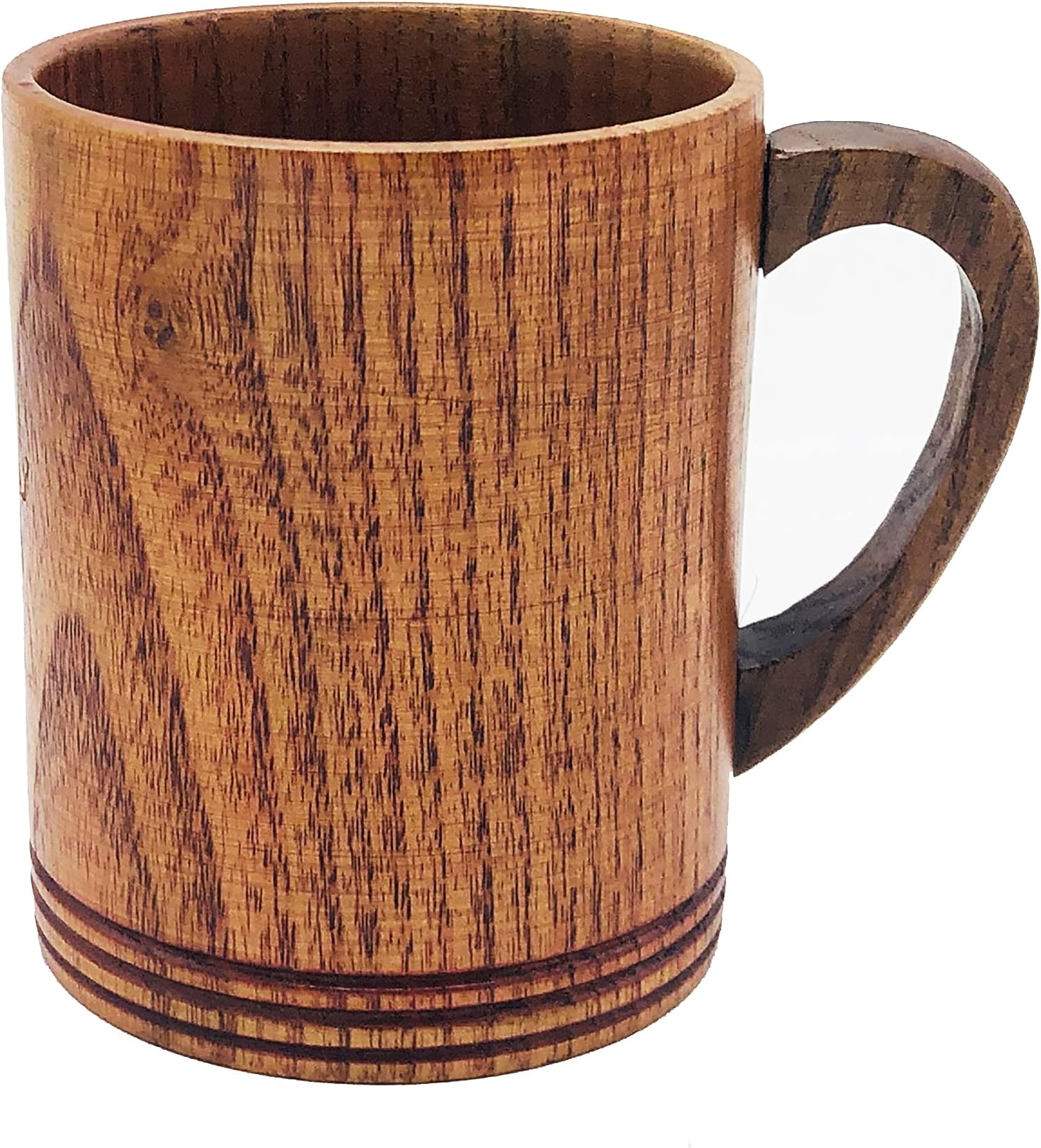 Amazon.com | Emoyi Wood Coffee Mug Wooden Mug Tea Cup 100ml,Set of 2 ...
