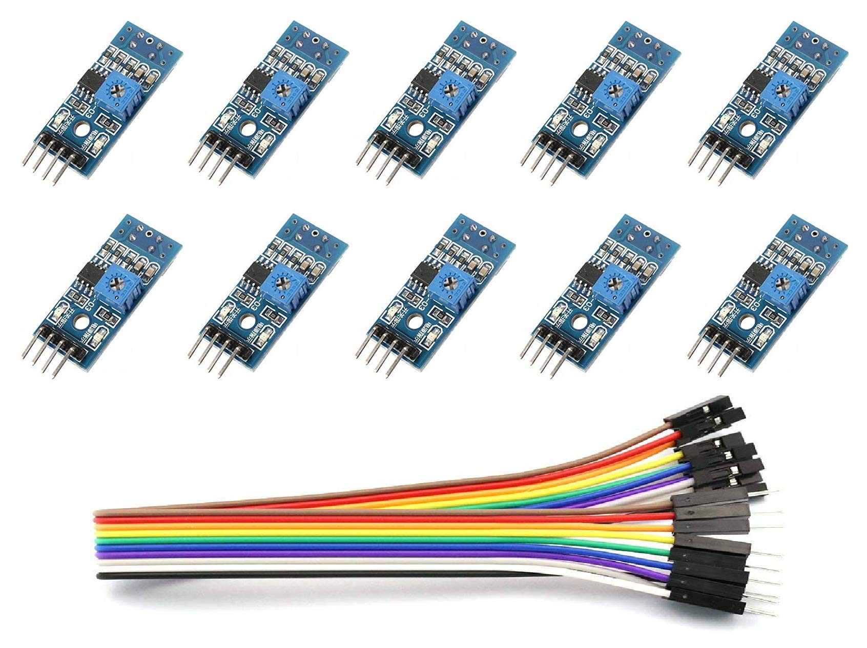 Buy Scriptronics TCRT5000 Infrared Reflective IR Photoelectric Sensor ...