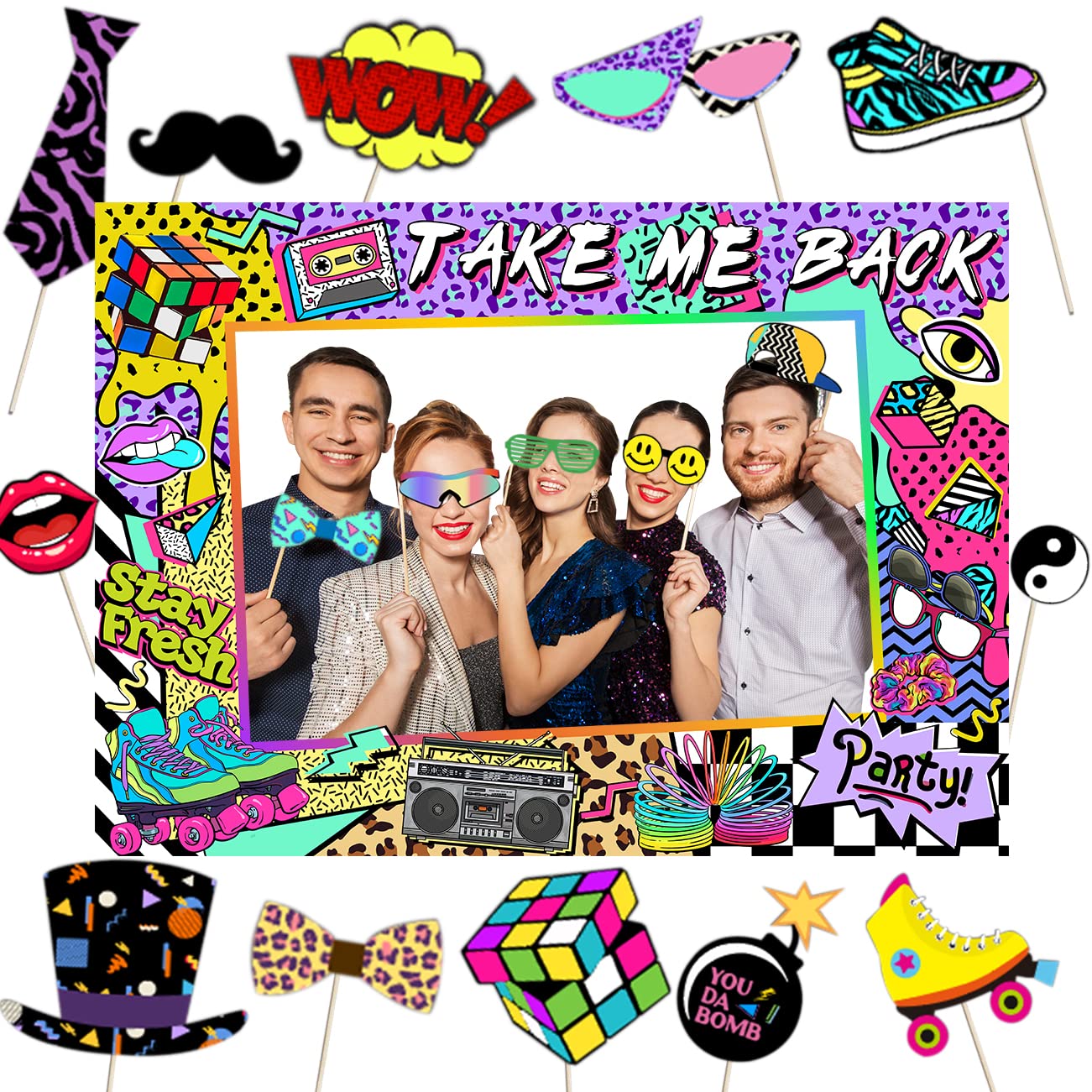 Buy 90s Themed Party Decorations For Adults 1990s Throwback Party Photo Booth Props 80s 90s buy-90s-themed-party-decorations-for-adults-1990s-throwback-party-photo-booth-props-80s-90s