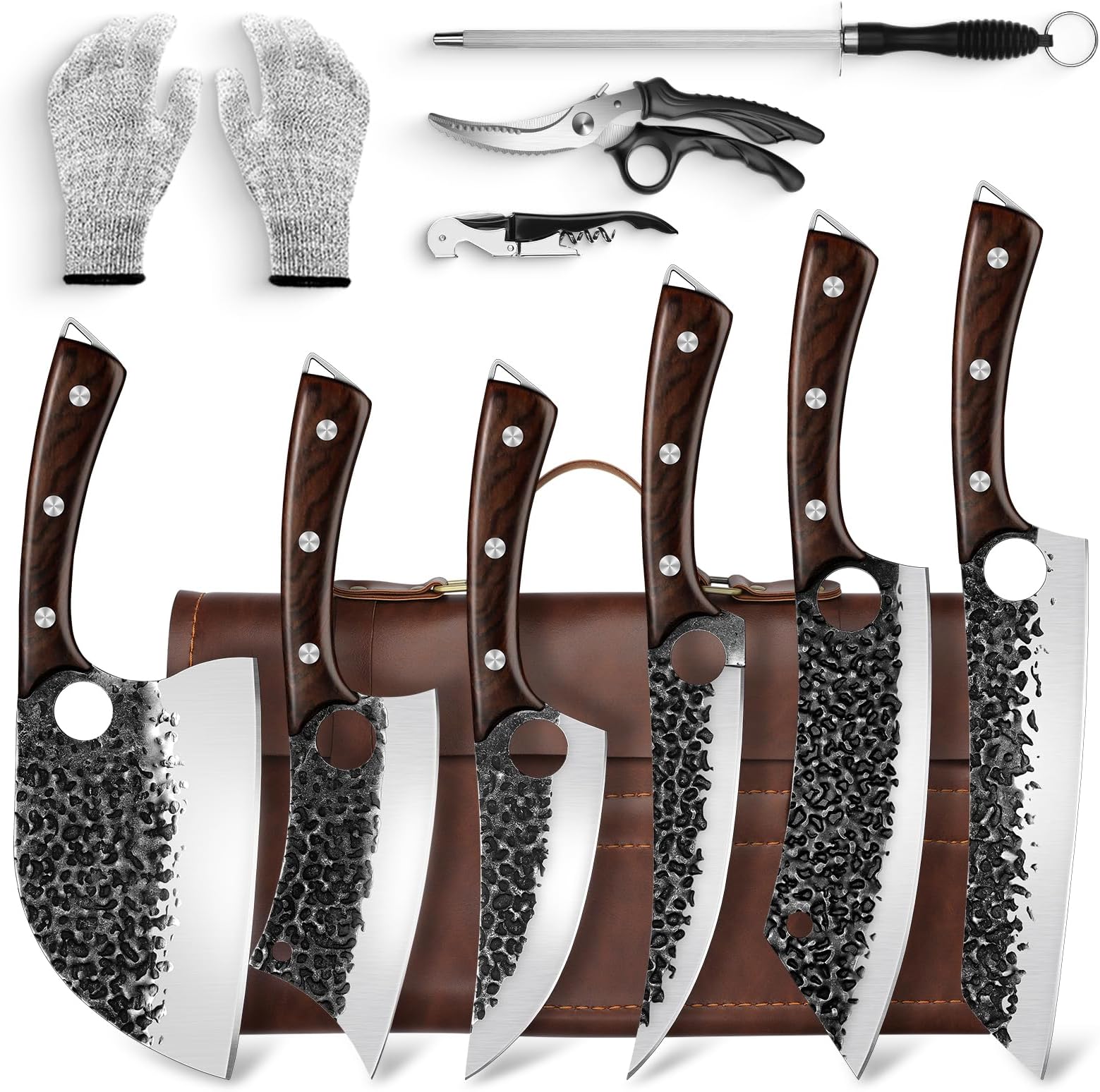 Amazon.com: JIKKO Japanese Chef Knife Set – Eternal Wave Collection | 9 ...