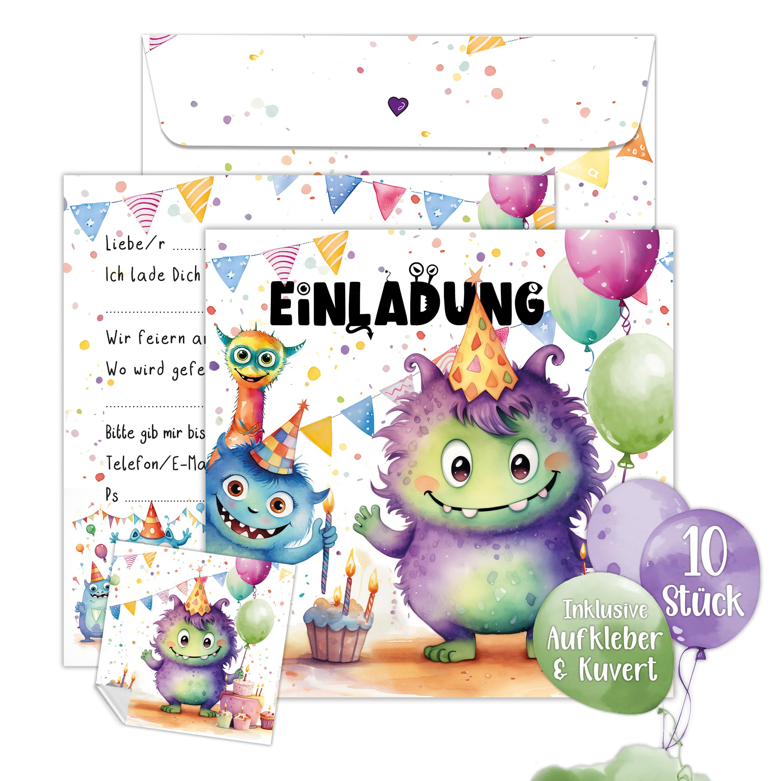 Monster Invitation Envelopes Wholesale Moshi Monsters 6 Invite Cards
