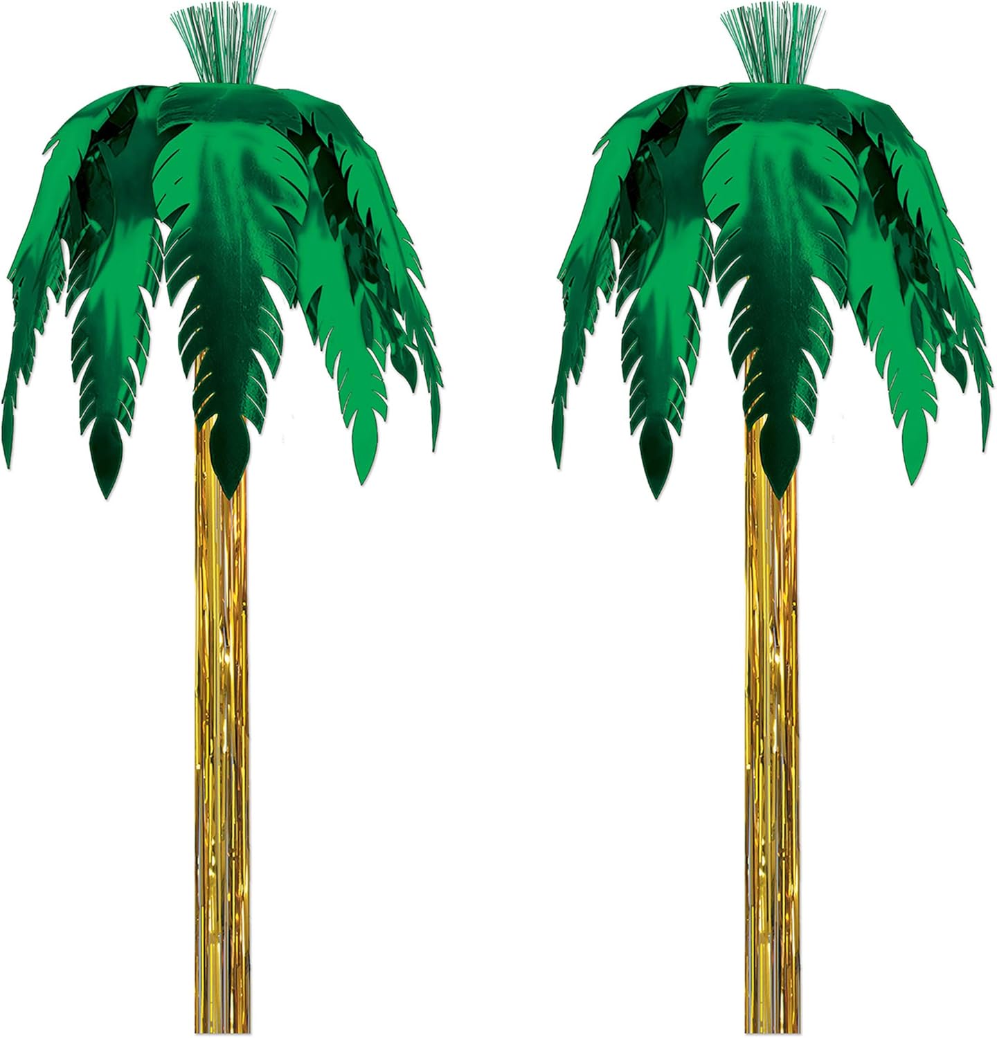Beistle Metallic Giant Royal Palm Tree 2 Piece Hanging Decorations Luau beistle-metallic-giant-royal-palm-tree-2-piece-hanging-decorations-luau