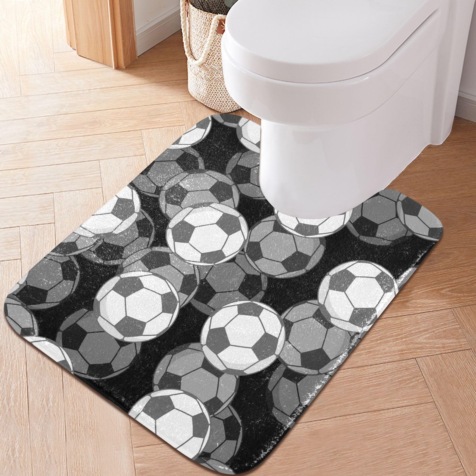 Football Themed Bathroom Mats Saints Bathroom Set: Shower Curtain,