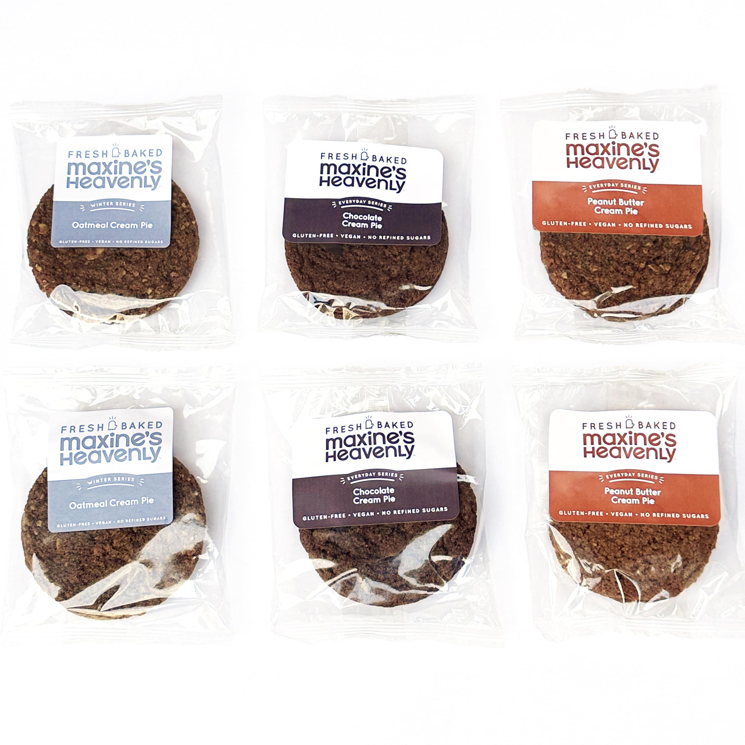 Amazon.com : Oatmeal Cream Pie Cookie Variety Pack by Maxine's Heavenly ...