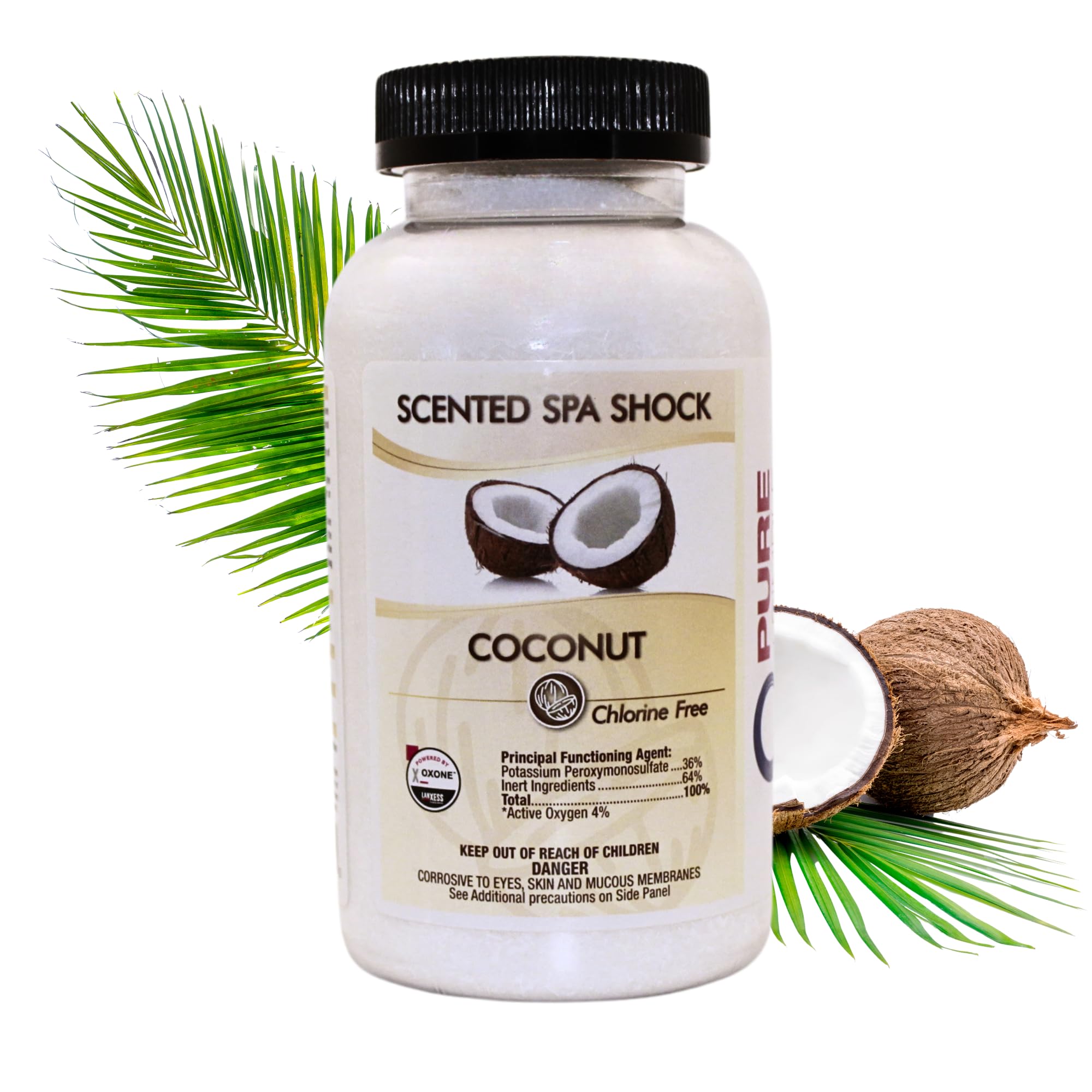 Amazon.com : Coconut Aromatherapy Spa Shock Granules | Non-Chlorine ...