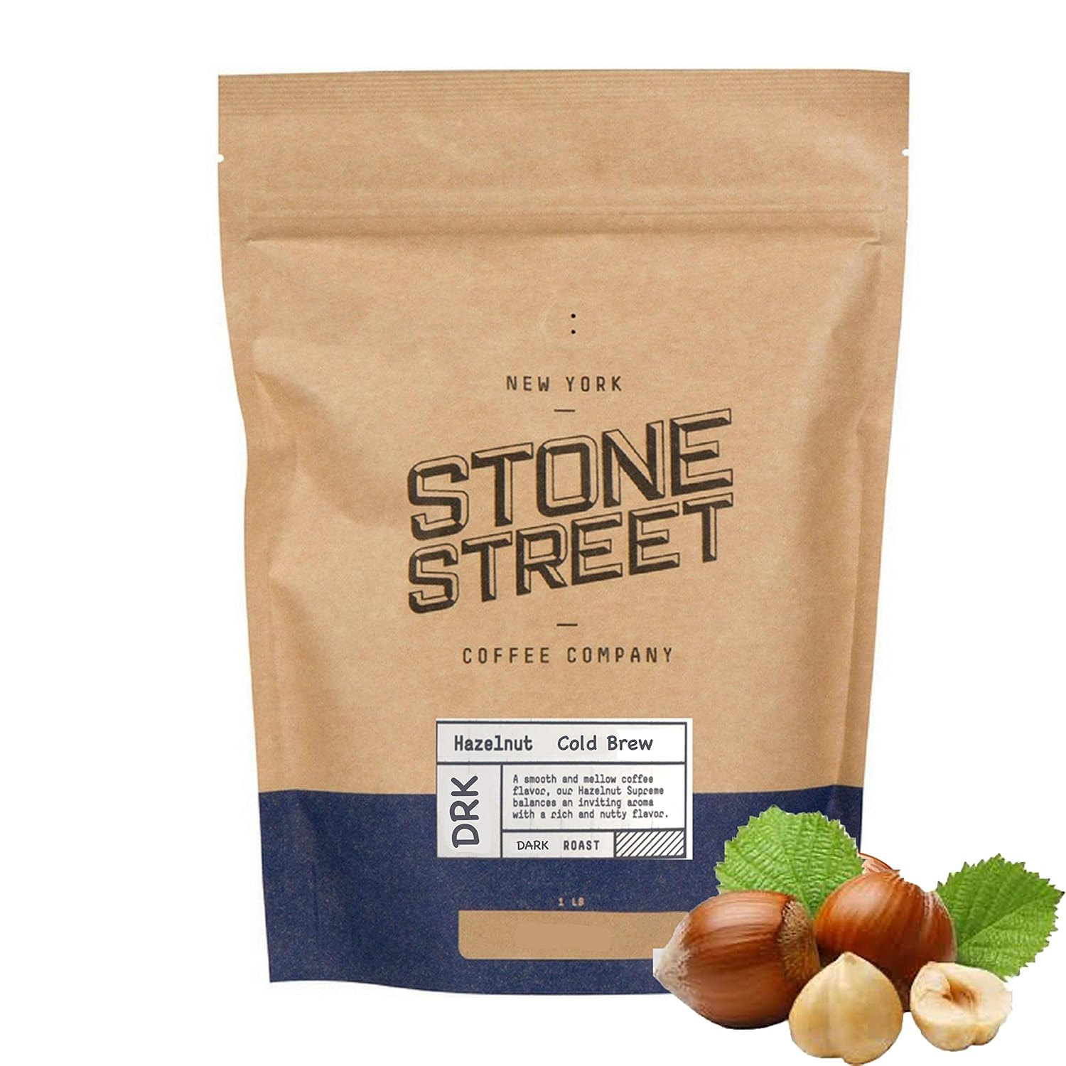 Amazon.com : Stone Street Cold Brew Flavored Coffee, Natural Hazelnut ...