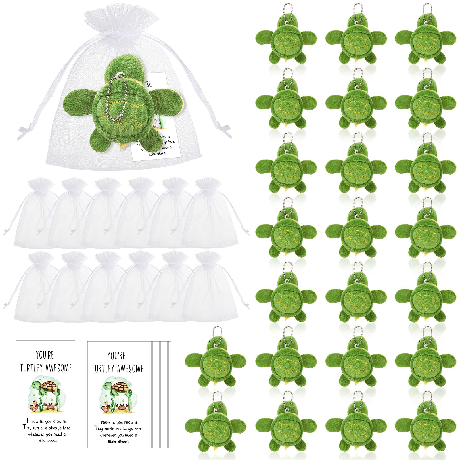Amazon.com : Honoson 24 Set Stuffed Turtle Employee Appreciation Gifts ...