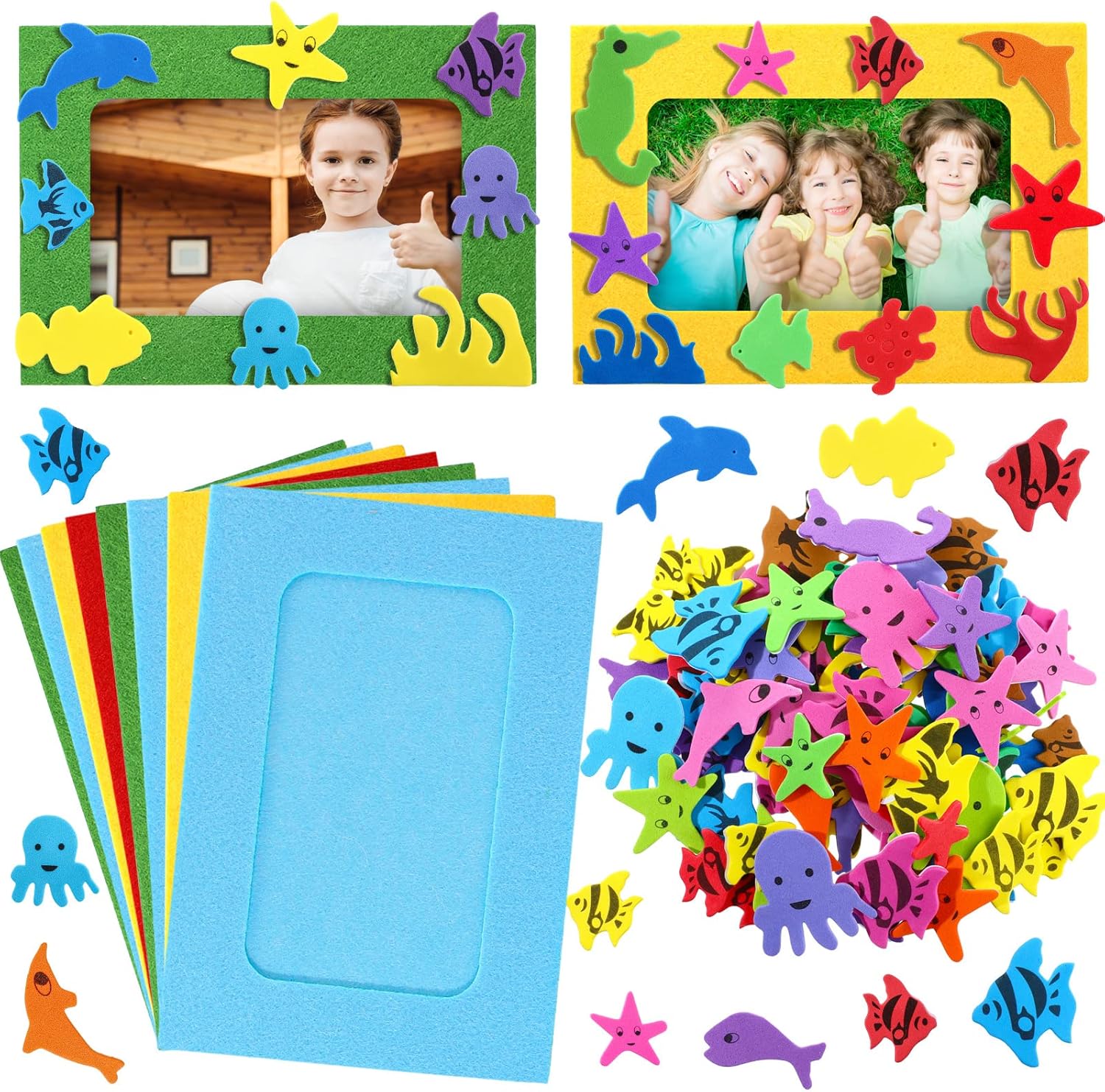 Amazon.com: Marsui 232 Pieces Summer Ocean Beach DIY 5'' x 7'' Picture ...