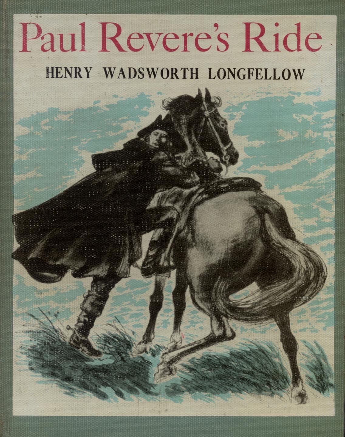 Paul Revere's Ride: Henry Wadsworth Longfellow, Paul Galdone: Amazon ...