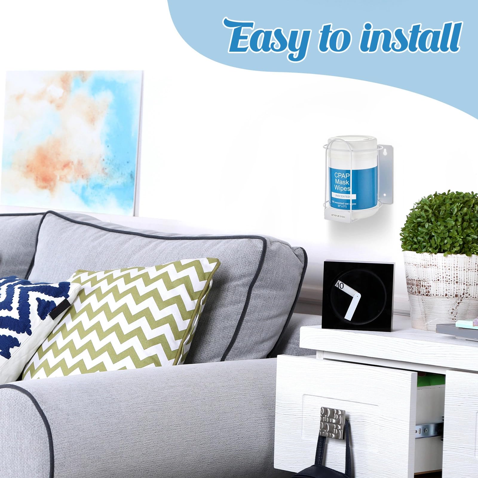Snapklik.com : 6 Pcs Wall Bracket For Wipes Hospital Heavy Duty Holder ...