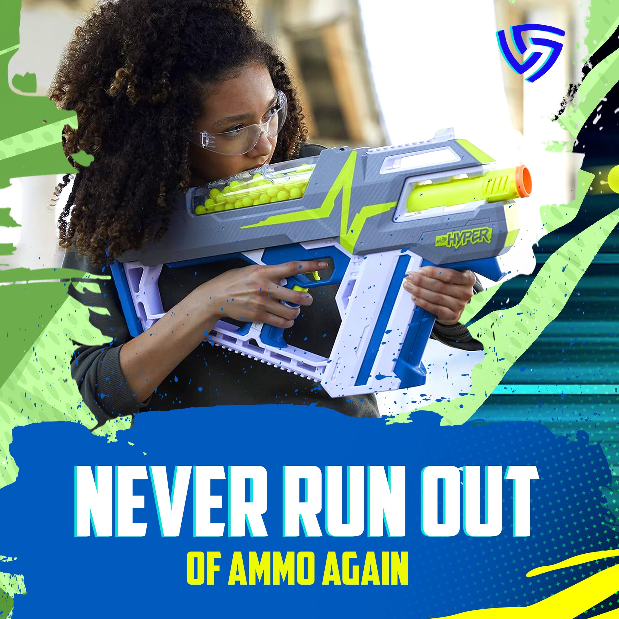 Snapklik.com : (350 Pack, Not Rival Compatible) Nerf Hyper Balls, Nerf ...