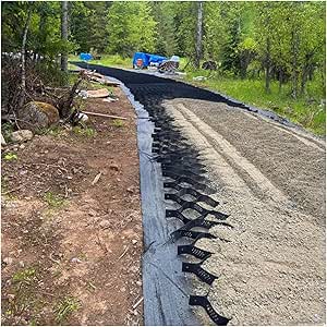 Amazon.com: Erosion Control Expandable Geo Grid, Driveway Rock Grid 2 4 ...