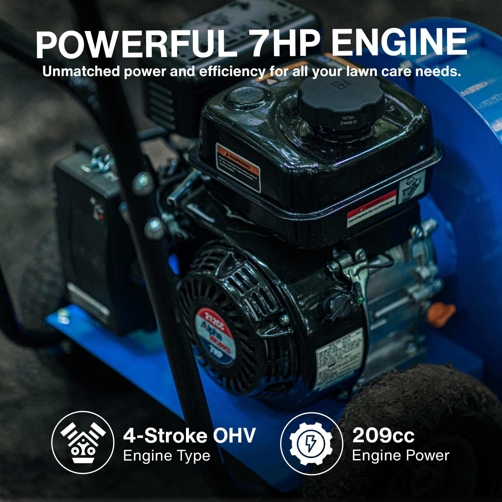 Snapklik.com : Leaf Blower Wheeled Walk Behind Jet Sweep Manual ...