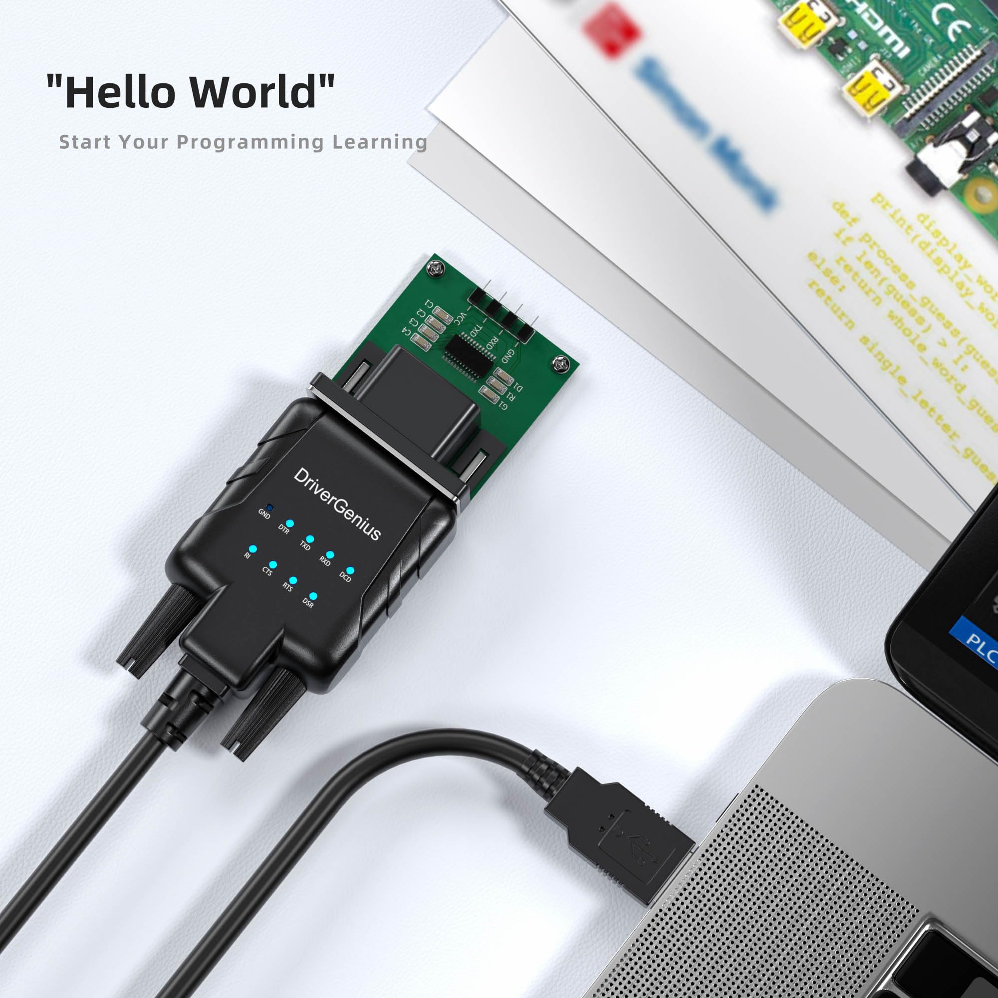 Snapklik.com : DriverGenius SerialPulseX Series USB To Serial RS232 DB9 ...